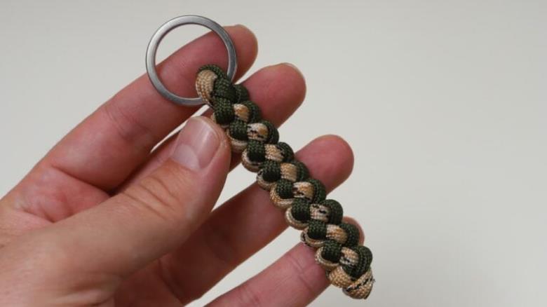 DIY Paracord Butterfly Stitch Keychain Scoobie